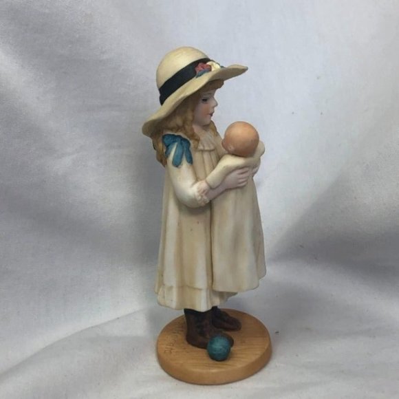Jan Hagara's | Accents | Jan Hagaras Missy Porcelain Girl With Doll ...